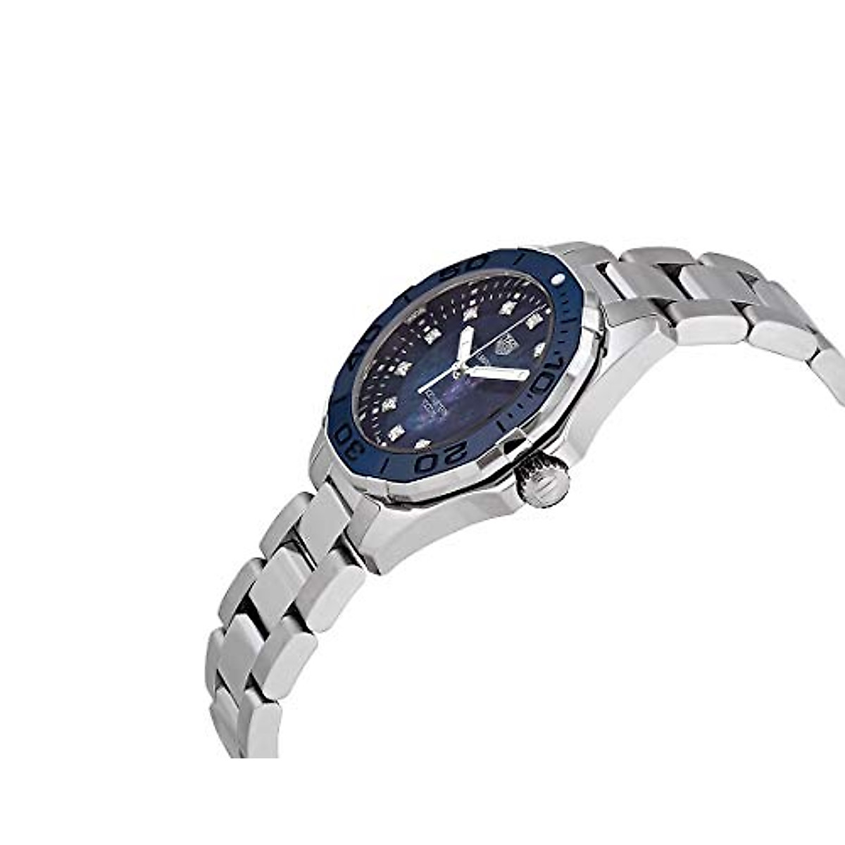 Tag Heuer Aquaracer Blue Mother of Pearl Diamond Dial Ladies Watch WAY131L.BA0748