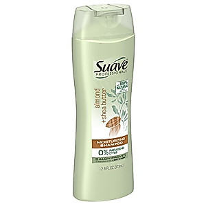 Suave Professionals Moisturizing Shampoo, Almond + Shea Butter, 12.6 oz