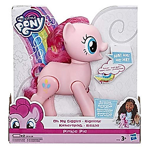 My Little Pony Toy Oh My Giggles Pinkie Pie – 20-Cm Interactive Toy with Sounds and Movement, Kids Aged 3 Years Old and Up
