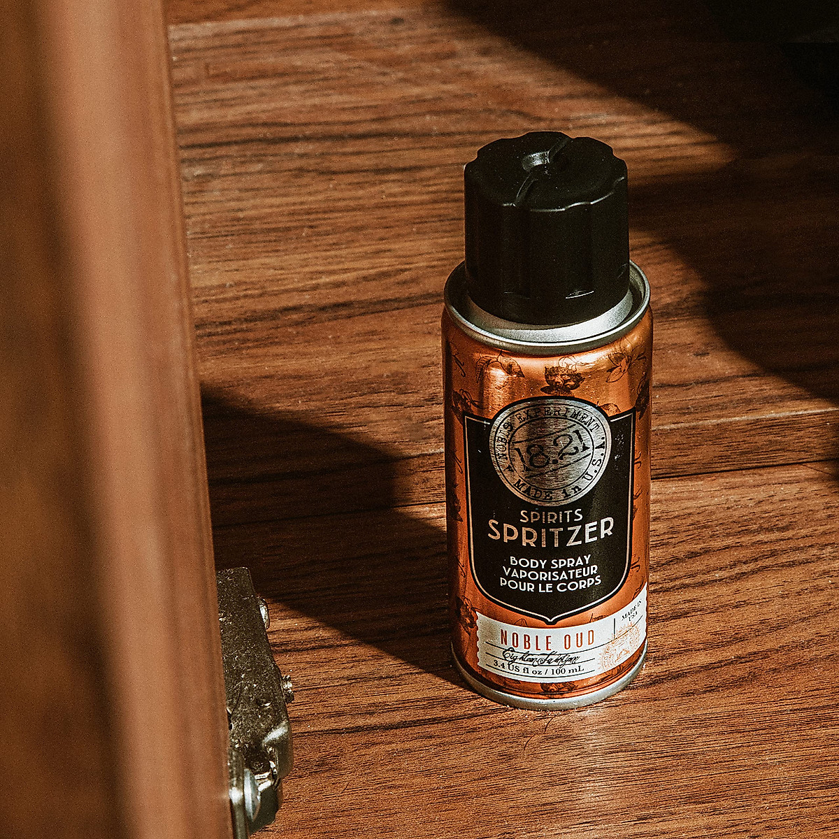 18.21 Man Made Men’s Spirits Spritzer Noble Oud, 3.4 oz. - Long-Lasting All Over Body Spray with Masculine Aromatics - Gifts for Him