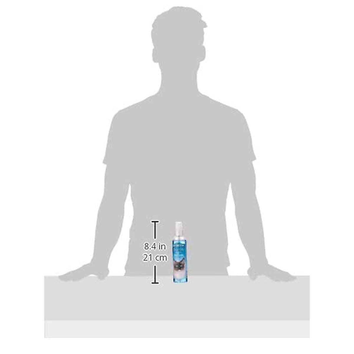 Bio-Groom Klean Kitty Waterless Cat Shampoo – No-Rinse, Cat Bathing Supplies, Kitten Wash, Cat & Dog Grooming Supplies, Cruelty-Free, Made in USA, Dry Shampoo Spray, Cat Products – 8 fl oz 1-Pack