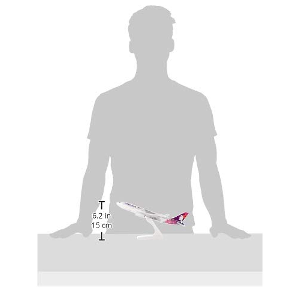 Daron Skymarks Hawaiian A330-200 1/200 New Livery, White