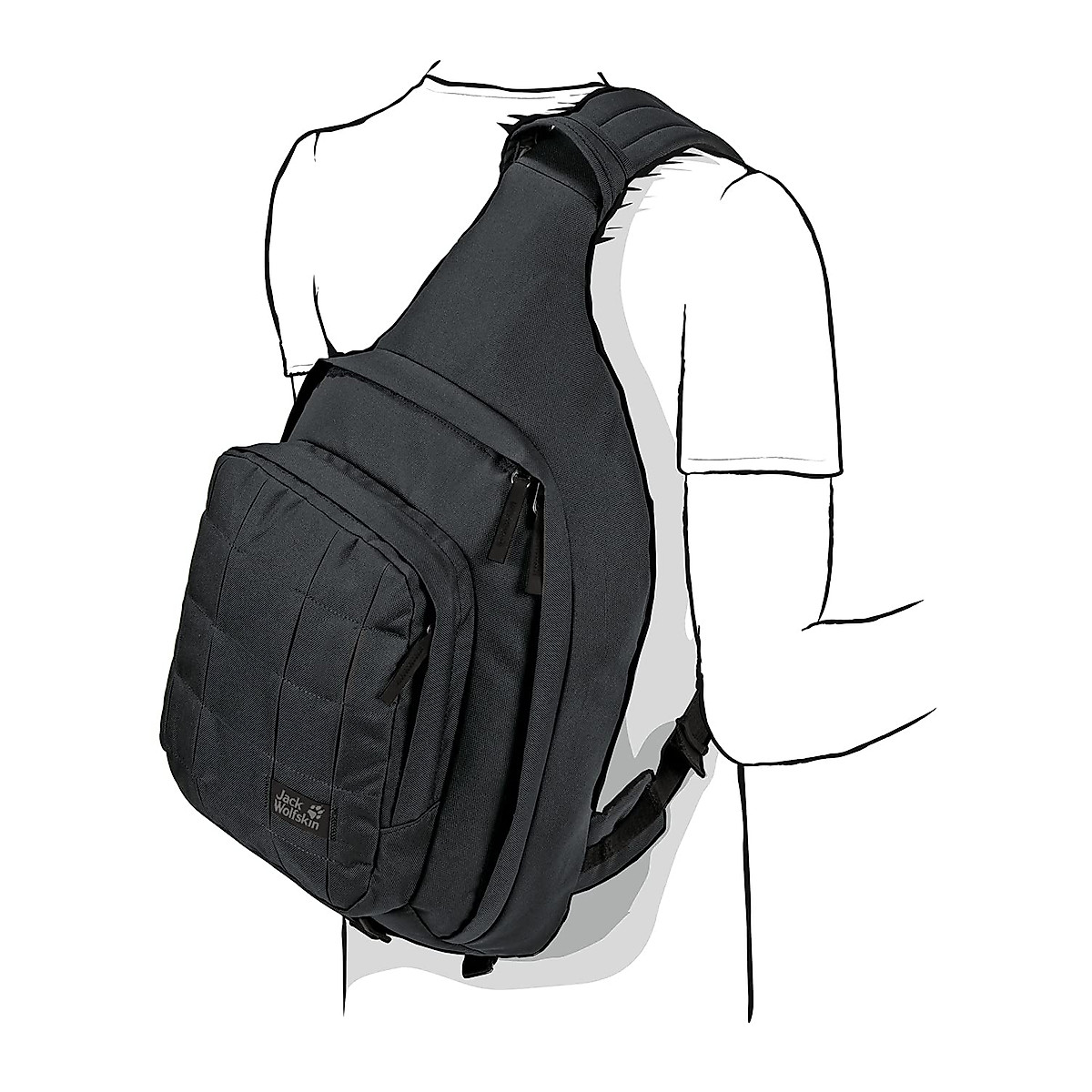 Jack Wolfskin Trt 10 Bag, Phantom, ONE Size