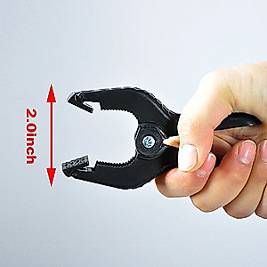 SLOW DOLPHIN Heavy Duty Spring Clamps and Background Clips for Muslin Backdrop, Photo Studio, Photography Backdrop Support（12 pcs）
