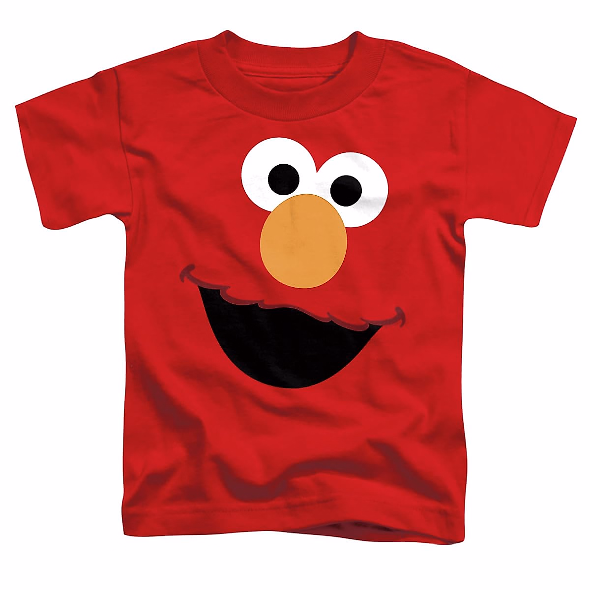 Toddler Sesame Street Elmo Face T Shirt, Size 2T Red