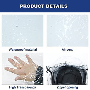 Allbaby Stroller Deluxe Rain Cover, Easy Access, Compatible with Bugaboo Fox/Lynx/Cameleon3