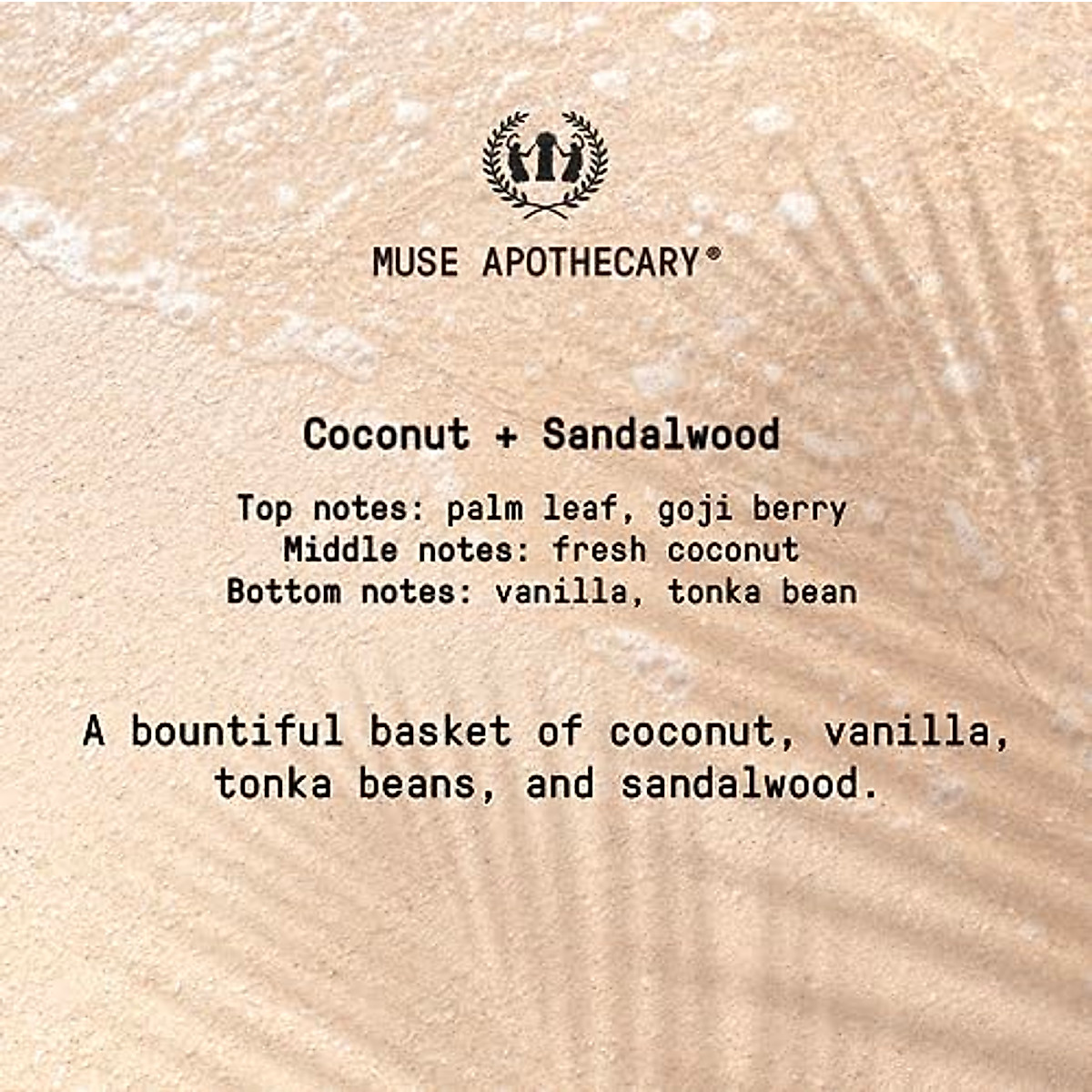 Muse Bath Apothecary Body Ritual Hydrating Body Wash - Coconut Sandalwood Body Wash for Women & Men - Essential Oil Infused Aromatherapy Body Wash Women - Natural Body Wash for Women - 32 Ounce