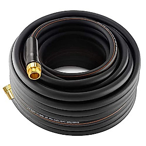 Giraffe Tools Hybrid Garden Hose 5/8 in. x 100 ft. Lightweight, Durable Water Hose with Sleeves, No-kink, Leakproof, Heavy Duty Gardening Hose with Male to Female Fittings