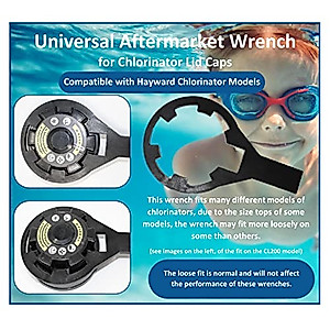 JSP Manufacturing New Aftermarket Hayward CL200 and CL220 Chlorinator Lid Cap Wrench Opener Tool Pool Pump (1)