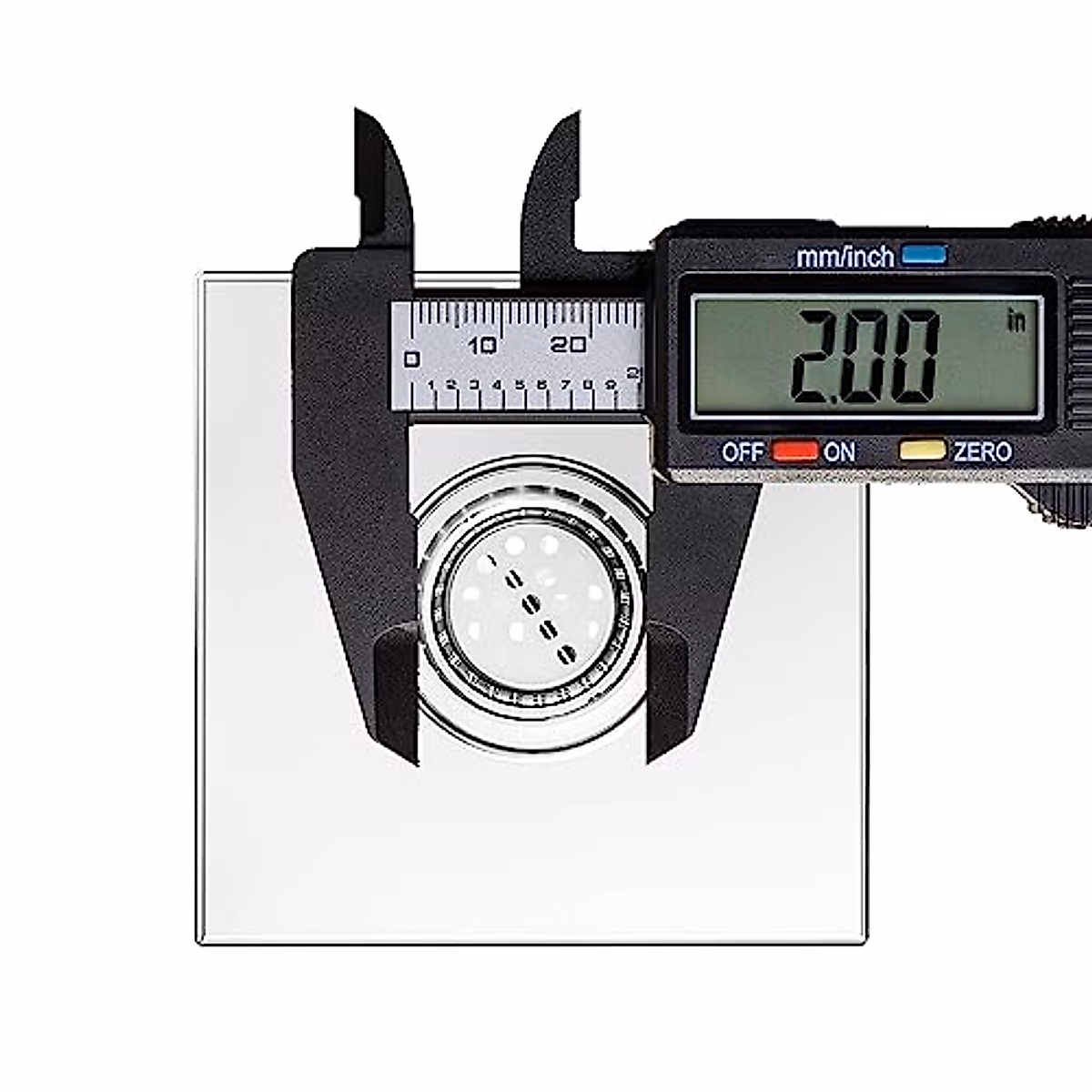 Neodrain 6-Inch Square Shower Drain with Removable Tile Insert Grate,Brushed 304 Stainless Steel, with Watermark&CUPC Certified, Includes Hair Strainer