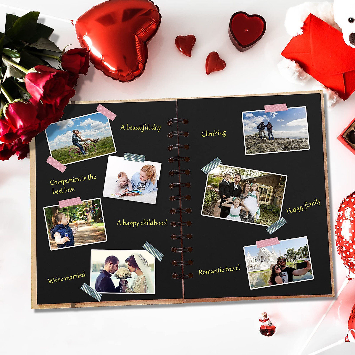 Gondiane 24 sheets Black Cardstock Paper 8.5 x 11 Inches for DIY Cards, Invitations, Scrapbooking and Other Crafts(250gsm/92lb)