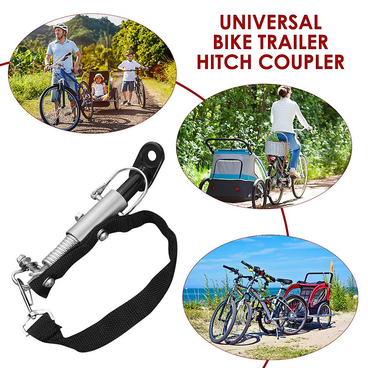 BESPORTBLE Trailer Hitch Cycling Accessories Biking Accessories Pet Accessories Bicycle Hooks Bicycle Accesories Bicycle Trailer Accesorios para Bicicletas Bike Tractor Baby