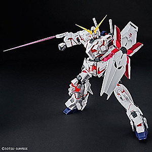 Bandai Hobby Mega Size 1/48 Unicorn Gundam [Destroy Mode] Gundam UC Model Kit Figure