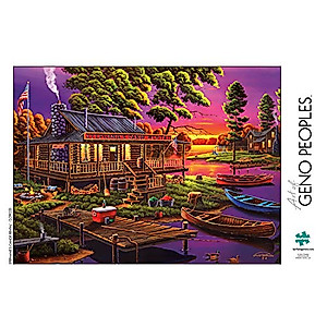Buffalo Games - Geno Peoples - Stephanie's Canoe Rental - 1000 Piece Jigsaw Puzzle