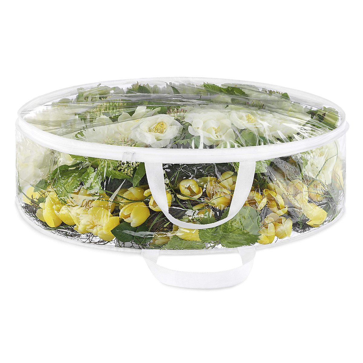 Whitmor Clear Everyday Wreath Bag, 30 Inch
