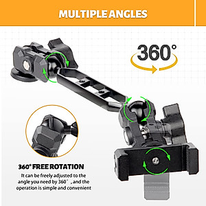 Maiker Dashboard Phone Holder Mount, Anti-Shake Stabilizer Custom Adjustable Cell Phone Holder for Ford Bronco Accessories 2021 2022