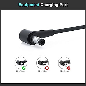 AC Charger Fit for Asus Monitor VG279Q VG278Q VG275Q VG245Q VG258Q VG258QR VG258QM VG248QG VG278QR VG278QE VG278QF TUF Gaming 10Ft Long 65W Power Supply Adapter Cord
