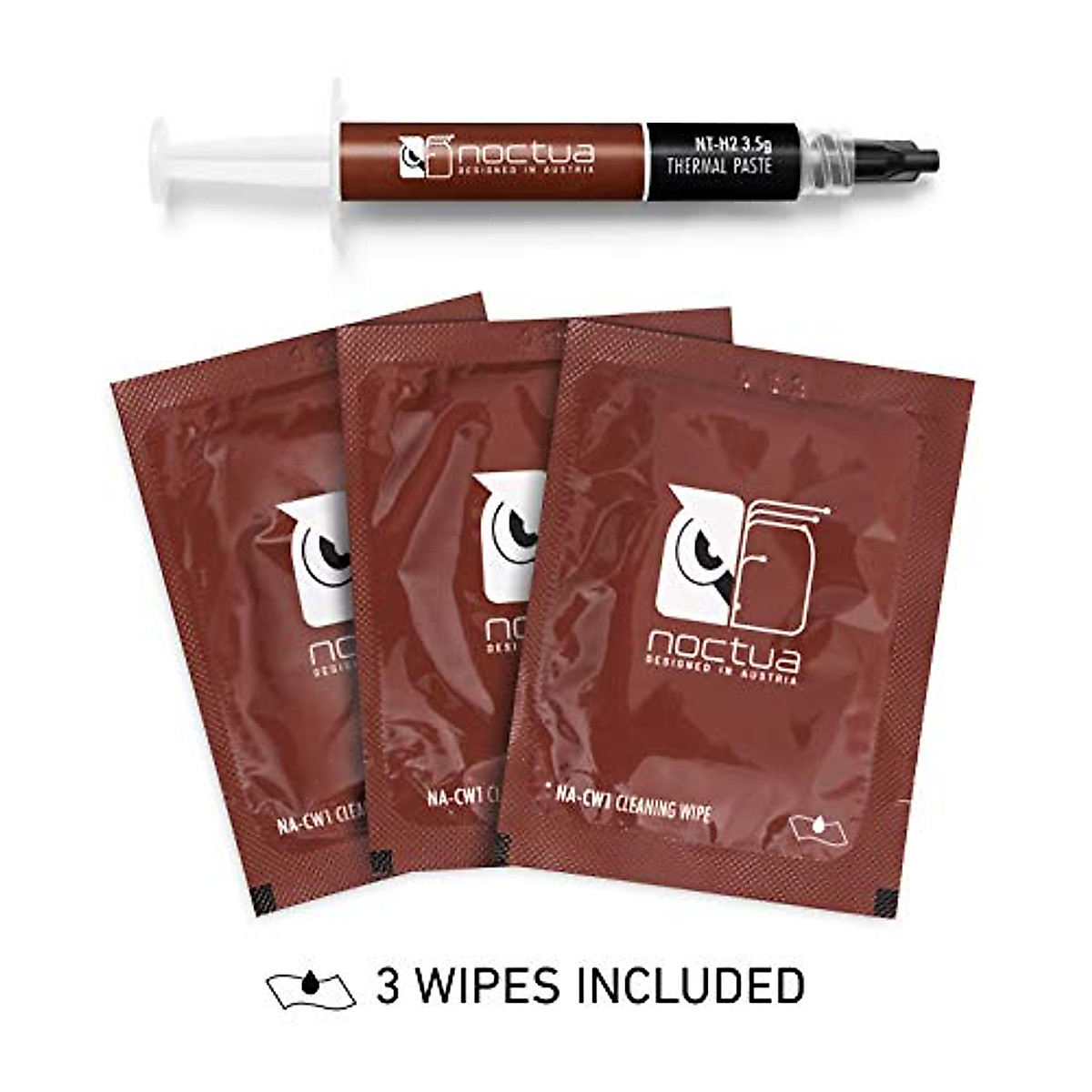 Noctua NT-H2 3.5g, Thermal Computer Paste incl. 3 Cleaning Wipes (3.5g)