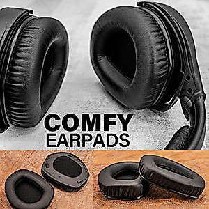 HDR175 Replacement Ear Pads Compatible with HDR175 RS175 RS185 HDR185 RS195 HDR195 RS165 HDR165 Headphone - Memory Foam Ear Cups Ear Cushions I Black