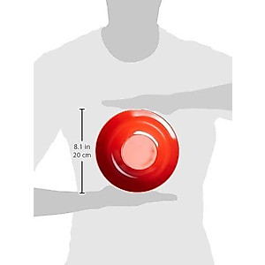 JapanBargain 2396x2, Japanese Style Plastic Black and Red Color Large 52 oz Ramen Bowls for Udon Pho Noodles Soup Cereal Pasta, Pack of 2