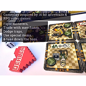 Dungeons and Feelings Board Game | Social and Strategy Hybrid Board Game | Ice Breaker | Story Telling | Question Game | RPG | Adventure | 1st Edition