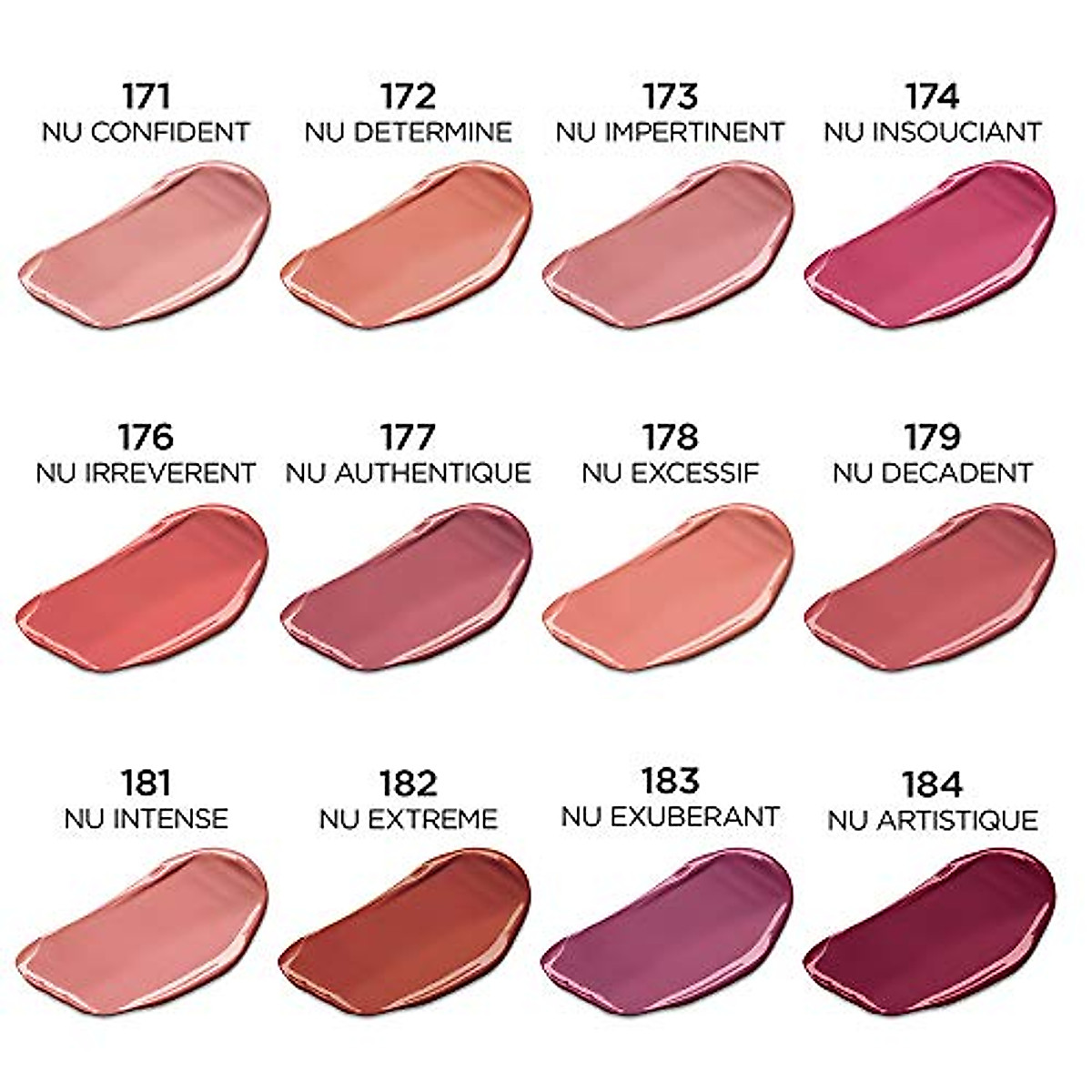 L’Oréal Paris Colour Riche Les Nus Lipstick, Nu Determine, 0.13 Oz.