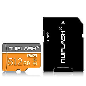 512GB Memory Card Micro SD Card 512GB High Speed Class 10 for Smartphone,Camera,Tablet,Dash Cam and Drone(512GB)