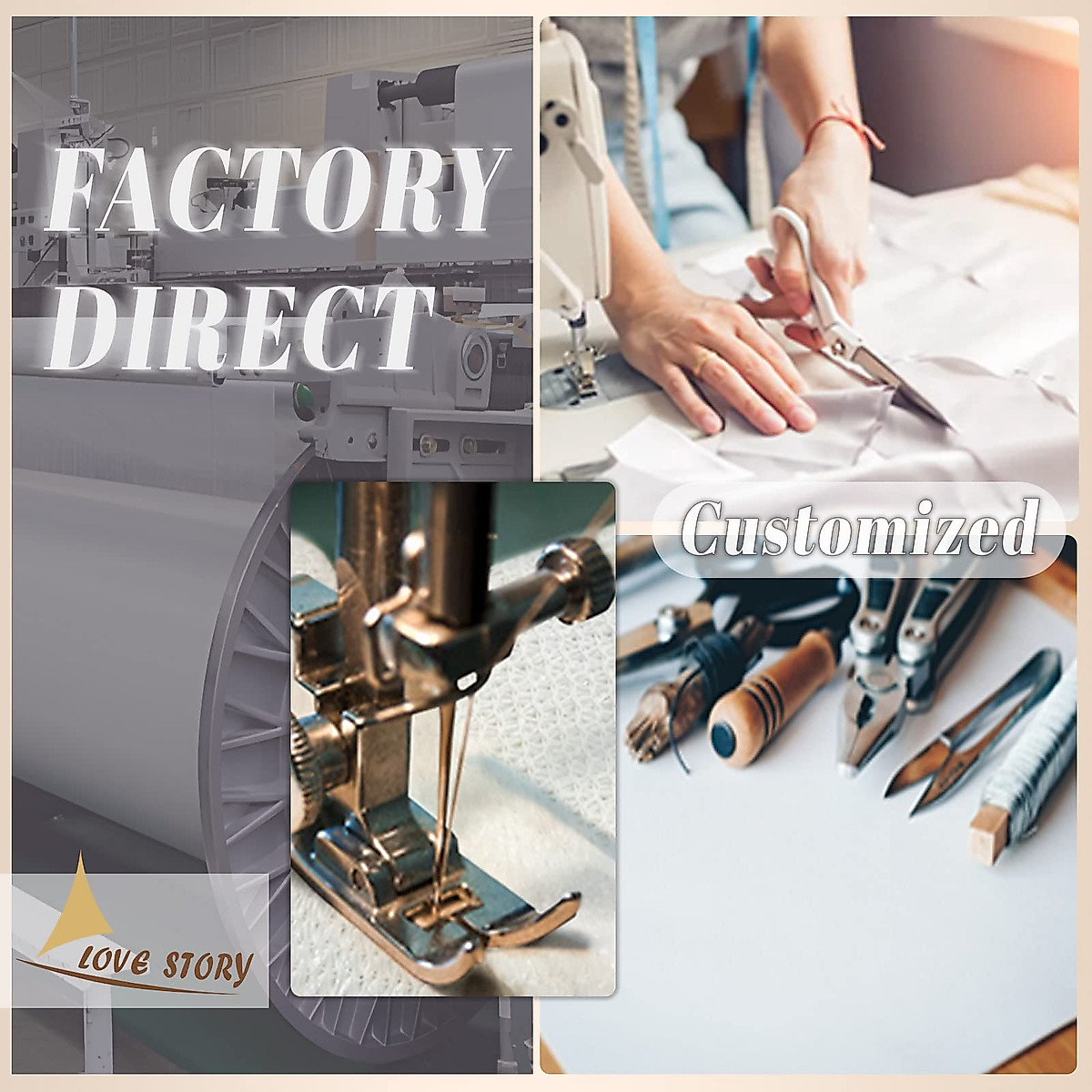 LOVE STORY 10' x 10'x 14' Right Triangle Sand Sun Shade Sail Canopy UV Block Cover for Outdoor Patio Garden Backyard