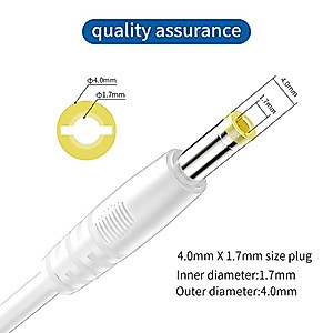 RGEEK PSP Charger Cable, Playstation Portable Charger Cord Charger PSP Compatible with Sony PSP1000 2000 3000 Series, White (4FT)