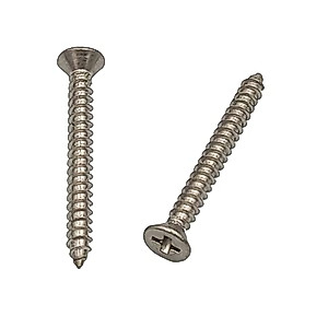 Wood Screw 18-8 (304) Stainless 100pk (#4 x 1 Wood Screw 18-8 (304) Stainless 100pk)
