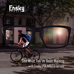 Ensky HardyShield Replacement Lenses for Oakley Sliver OO9262/OO9269/OO9246 Sunglasses - Coral Black