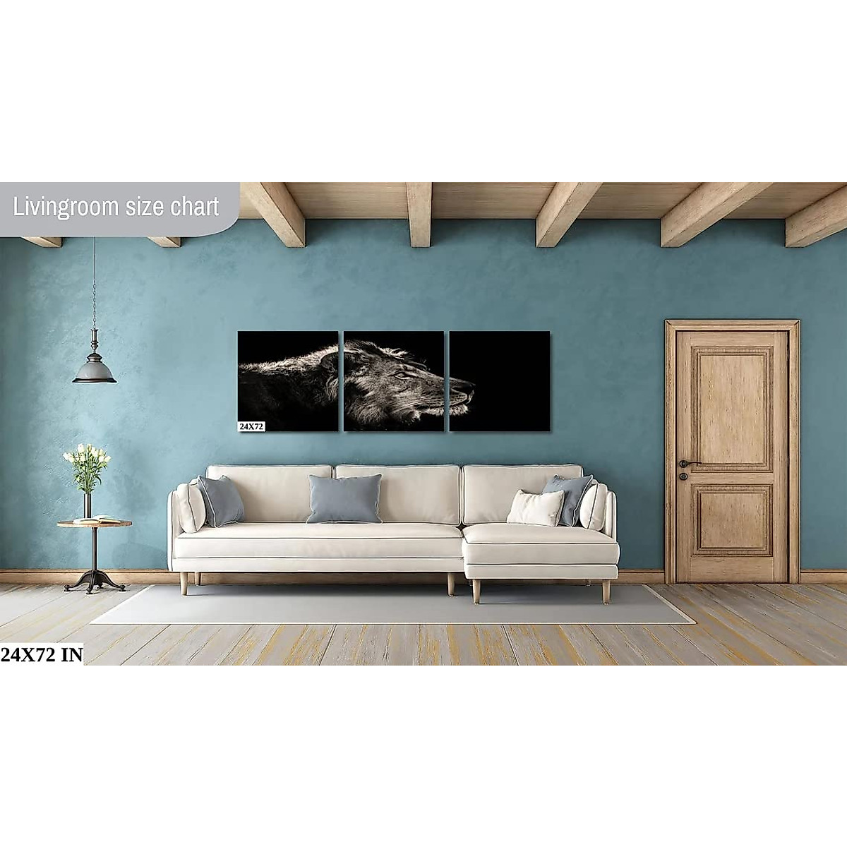 Lion (Panthera leo) - Print/Canvas/Acrylic/Metal (Print Only, 11x14 Inches)