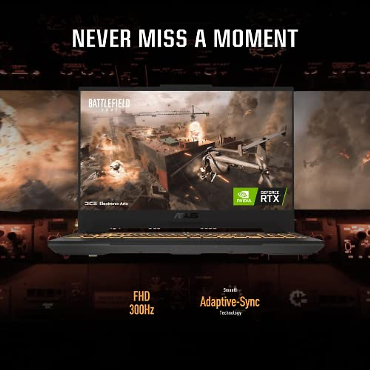 ASUS TUF Gaming A15 (2022) Gaming Laptop, 15.6" 300Hz FHD Display, AMD Ryzen 7 6800H CPU, GeForce RTX 3060 GPU, 16GB DDR5 RAM, 512GB PCIe SSD, Wi-Fi 6, Windows 11 Home, Mecha Gray, FA507RM-ES73