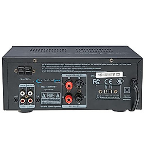 Technical Pro RXM7BT Bluetooth Stereo Audio Receiver, AM/FM, USB/SD, AUX