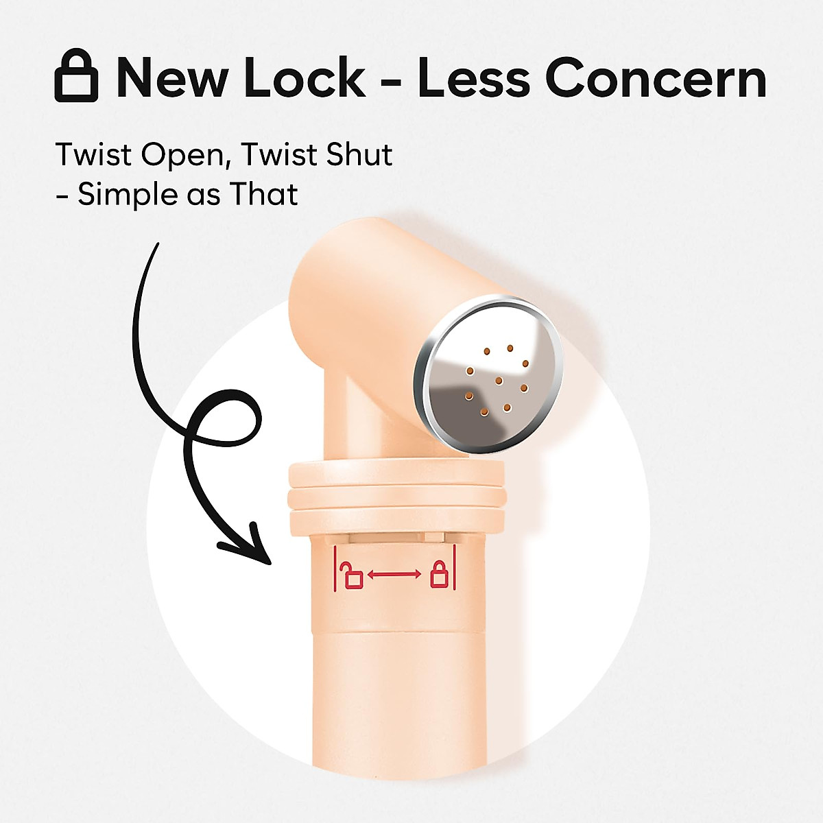 Easy@Home Portable Travel Bidet: Peri Bottle for Postpartum Care - Handheld Sprayer Kit with 380mL (12.8 oz) Large Capacity Bottle - Personal Hygiene Water Spray for Women & Men | EPB-01 Brown