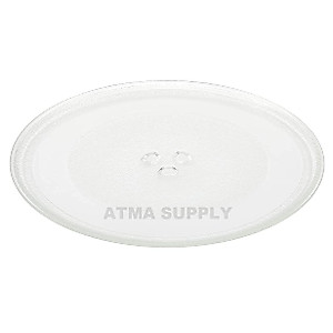 W10337247 12 Inches Microwave Plate Replacement Compatible with Whirlpool Glass Turntable Tray Replaces W11367904 W11291538 AP6872022 PS12711337