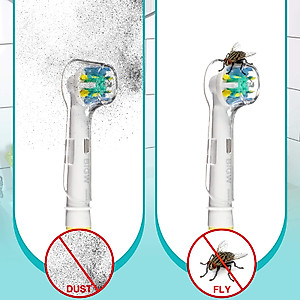 Electric Toothbrush Cover Brush Head Protection Cover Reusable Electric Toothbrush Heads Cover Replacement Brush Heads Cover Caps to Keep Dust Away for Travel, Camping, Family(12 Pieces)