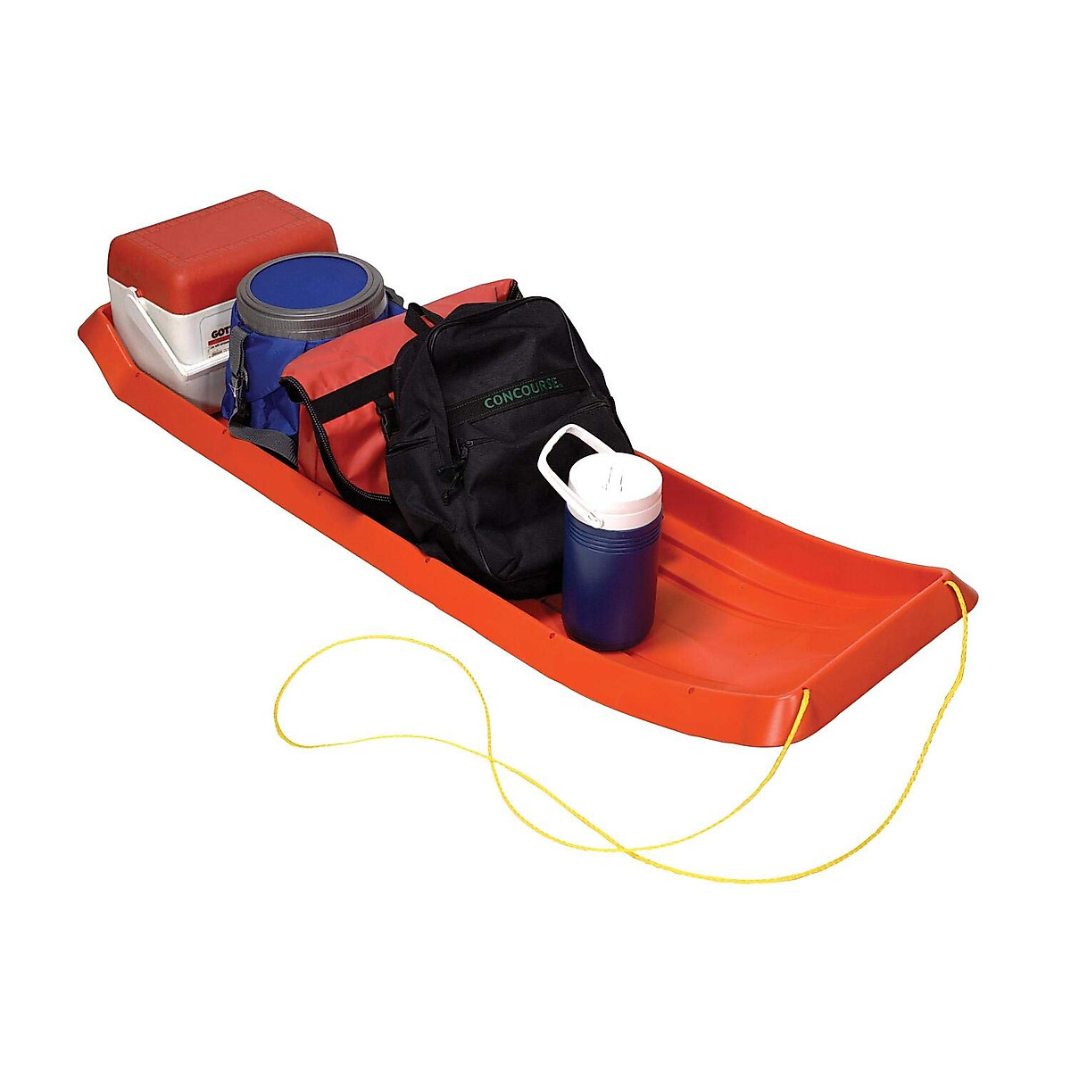 ESP 66" Family Fun Toboggan - Four Rider Sled - Orange 1138