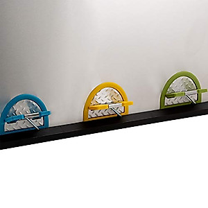 Organize It All 3 Compartment Step-On 45 Liter Recycling Trash Can, Stainless Steel