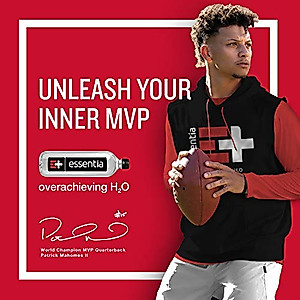 Essentia Bottled Water, Ionized Alkaline Water; 99.9% Pure, Infused with Electrolytes, 9.5 pH or Higher with a Clean, Smooth Taste, 20 Fl Oz (Pack of 24)