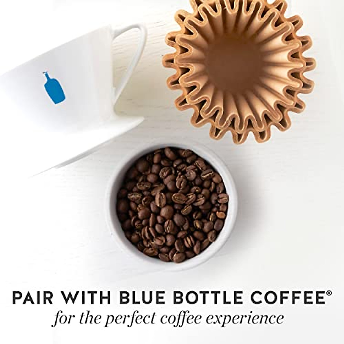 Blue Bottle Pour Over Coffee Ceramic Dripper, White, 1 CT