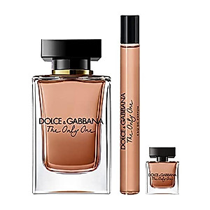 Dolce & Gabbana The Only One for Women 3-Piece Gift Set (3.4 Ounce Eau De Parfume Spray +7.5 Ml Miniature Eau De Parfume Spray +0.33 Ounce Eau De Parfume Travel Spray), multi color