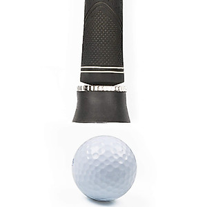 Devikka Golf Ball Pick Up Retriever, Suction Cup Golf Ball Grabber Sucker Tool for Putter Grip Golf Accessory, Black