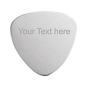 Custom engraved Guitar Pick Add text words love special meanings and sayings