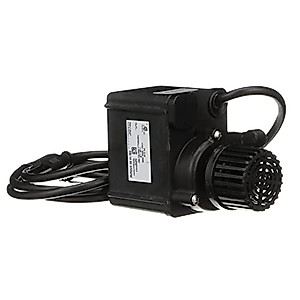 Little Giant PE-2.5F 115 Volt, 1/28 HP, 475 GPH Small Submersible Direct Drive Pump with 6-Ft. Cord, Black, 518600