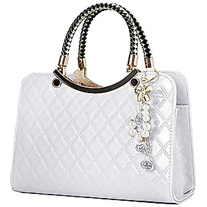 TIBES Shiny Patent Leather Women Purses Satchel Handbags Ladies Fashion Top Handle Handbags Crossbody Shoulder Bags