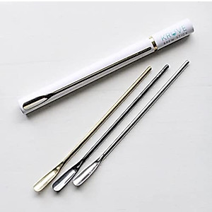 KRUVE Coffee Brew Stick, Use To Agitate Grounds During The Brew Process When Making Pour Over, French Press Or Other Brew Method, 8.6 inch Stainless Steel (Black)