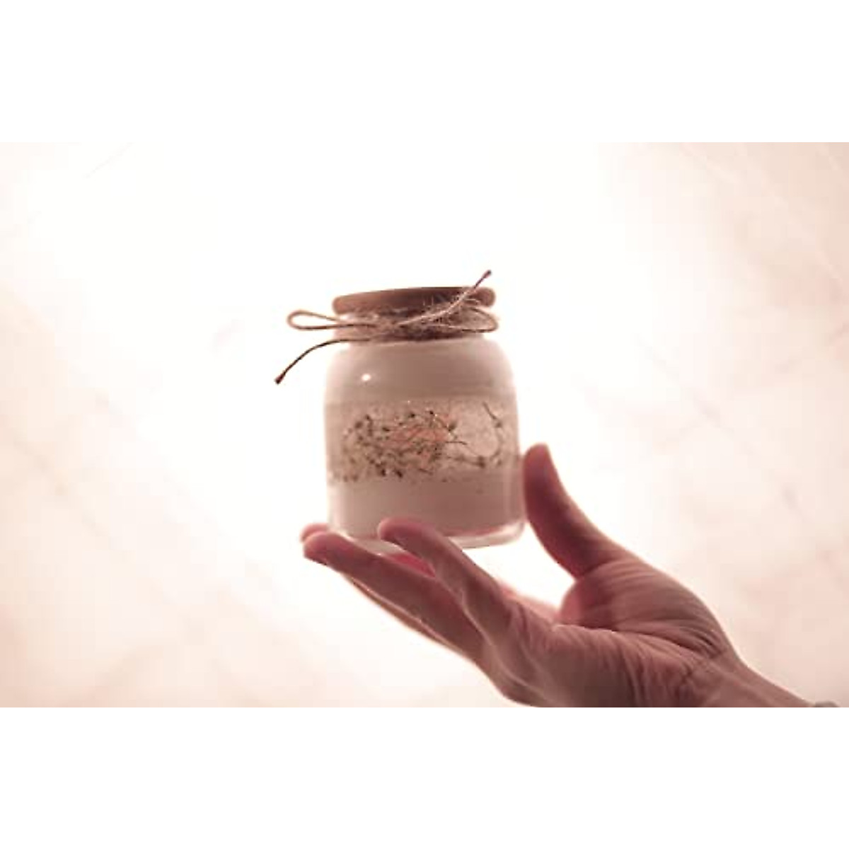 All-Natural Highly Vanilla Scented Premium Glass Jar Candles for Home and Office, Candles for Home Scented, Candle for Engagement, Large Candles 14 Oz, Long Burn time, Fine Home Fragrance