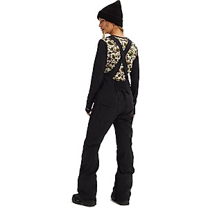 Burton Womens Avalon Bib Softshell, True Black, Small