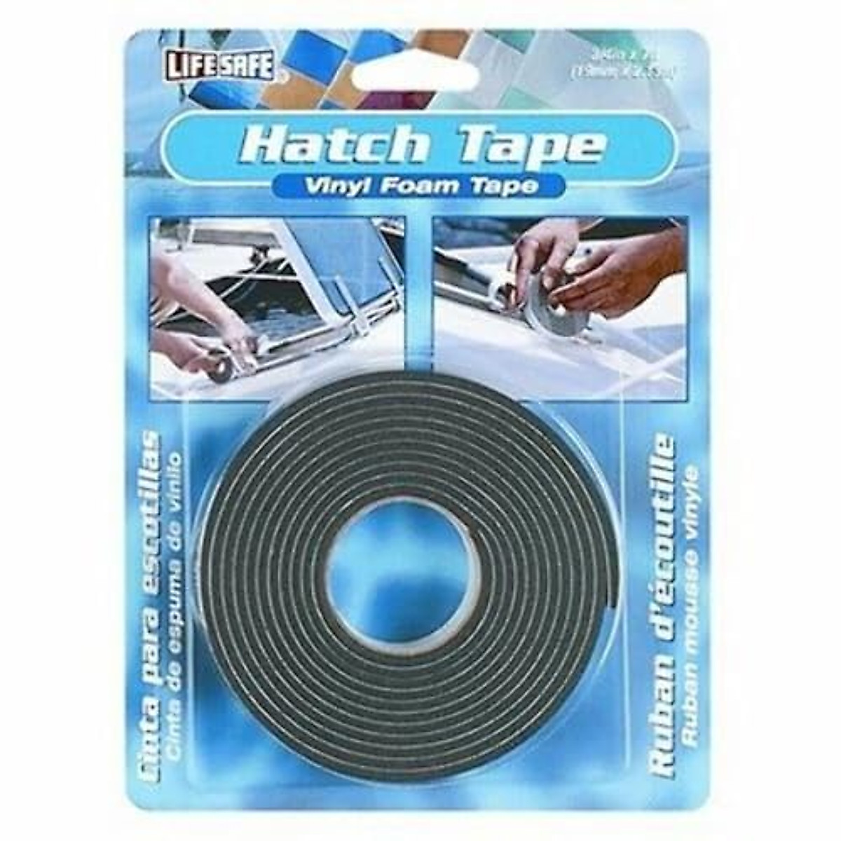 Incom 834-re3870 Draught Excluder Foam Sticker for hatches, 3 mm x 19 mm x 2.1 m